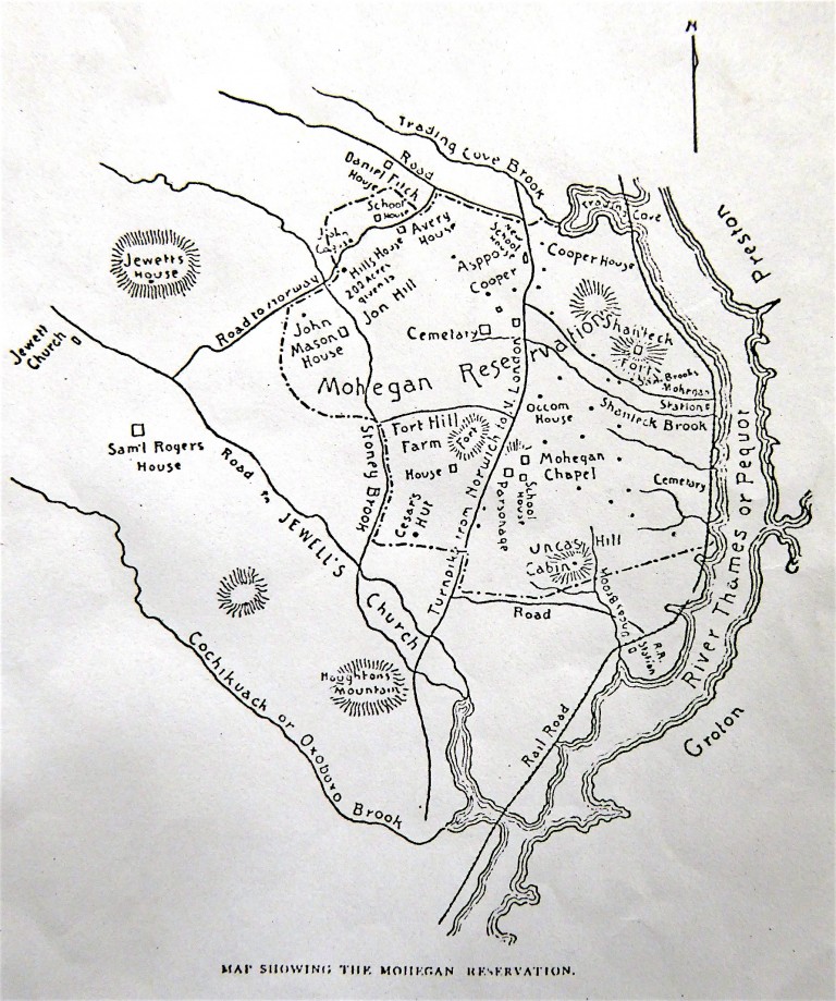 Mohegan Map | The INDIAN & COLONIAL RESEARCH CENTER